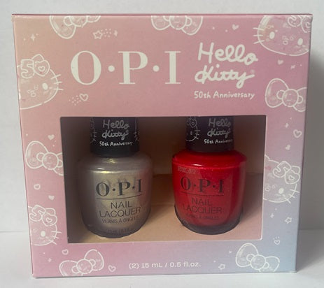 OPI Hello Kitty 50th Anniversary 2024 Nail Lacquer Duo Pack – Mk Beauty ...
