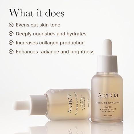 ARENCIA Rice Mucin Glow Serum 30ml – Mk Beauty Club