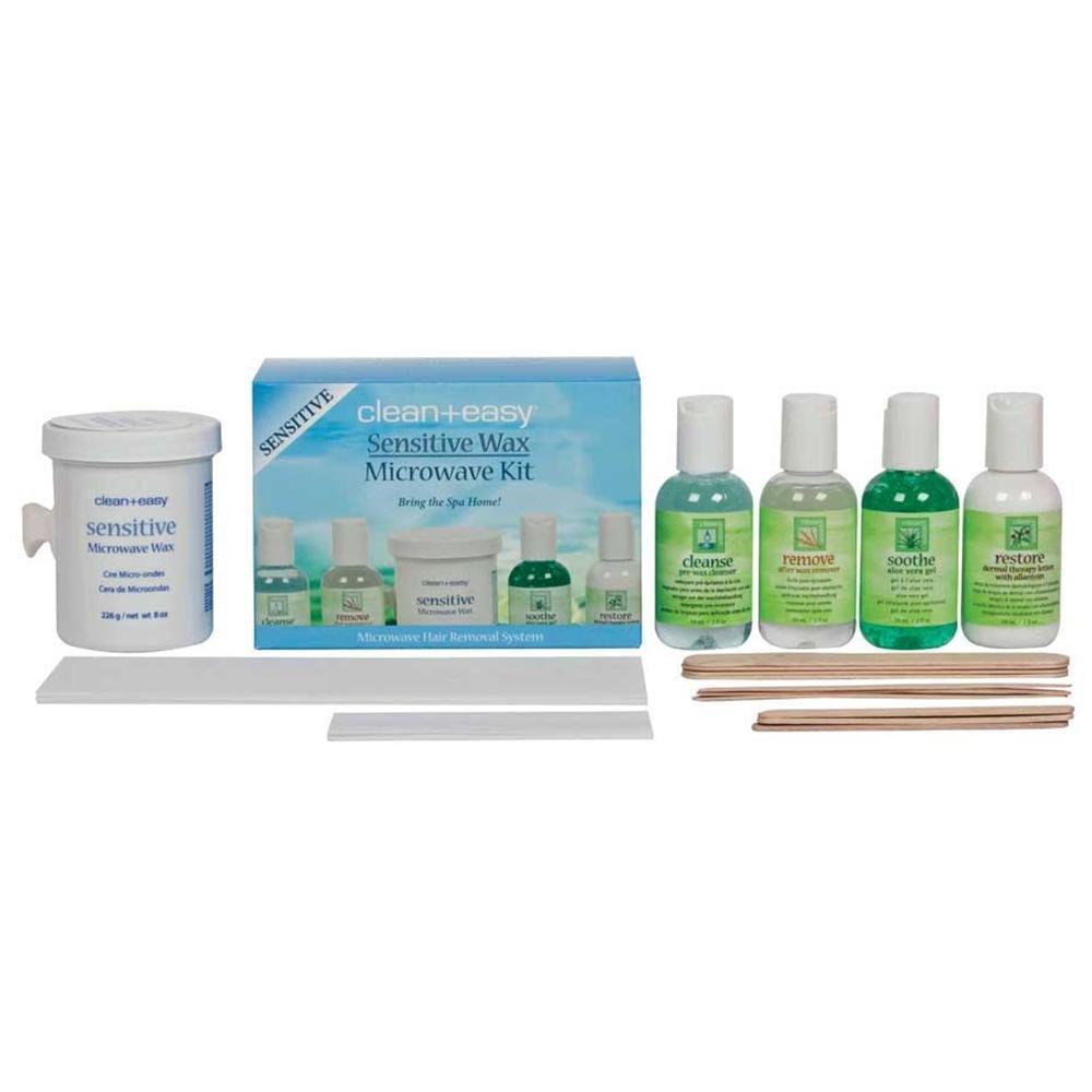 Clean & Easy Sensitive Wax Microwave Kit – Mk Beauty Club