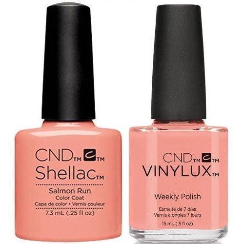 CND Shellac & Vinylux Duo - Salmon Run - Matching Gel + Polish – Mk ...